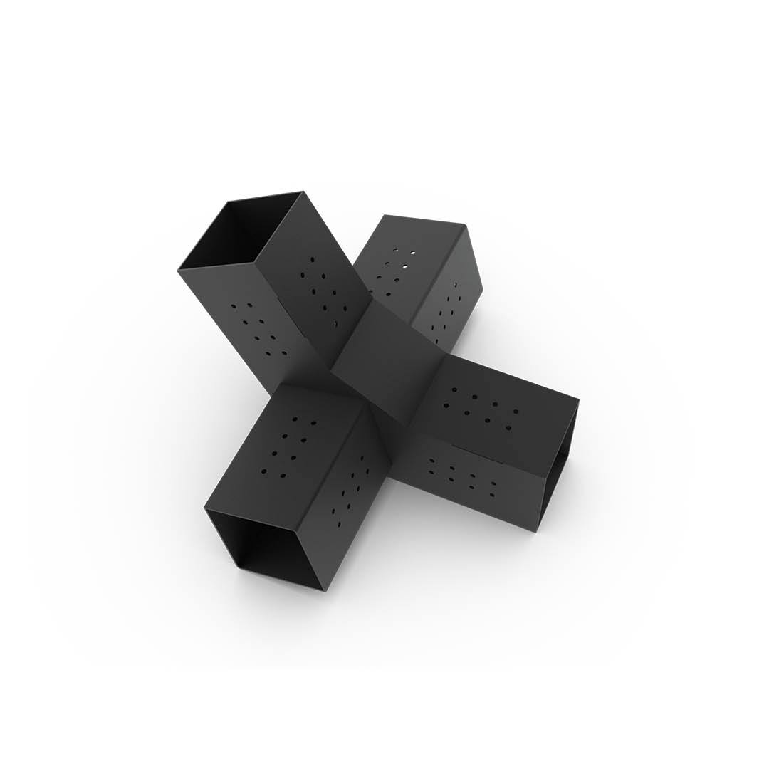 PEAK QUAD 30 for 6x6 Wood Posts | Toja Grid | Toja Grid Dealer Portal